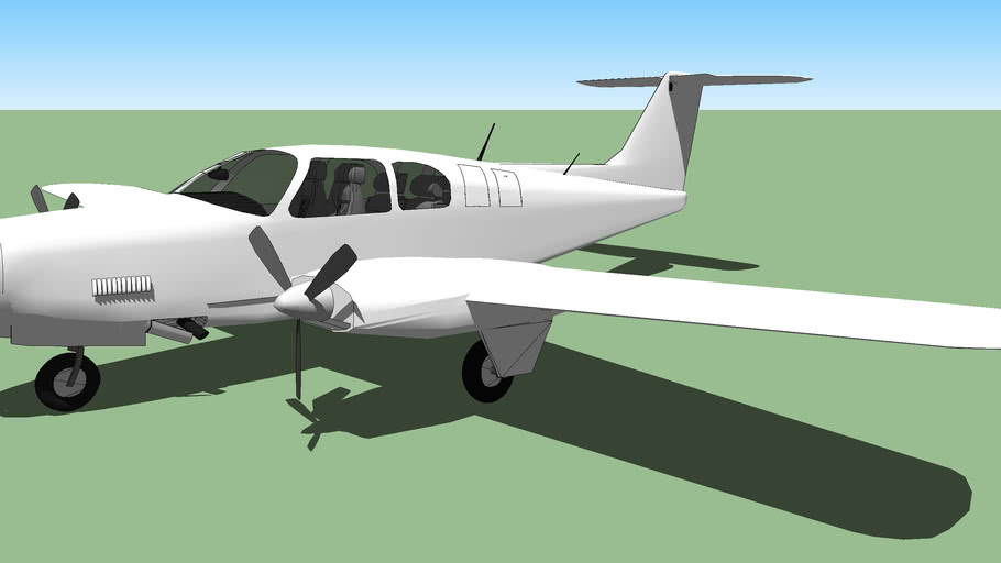 Template - Piper PA-44 Seminole | 3D Warehouse