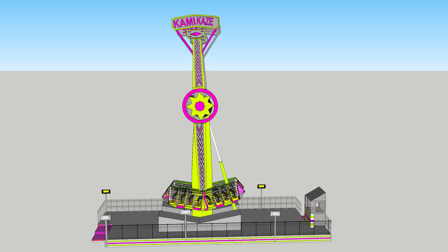 Kamikaze Ride fair ride | 3D Warehouse