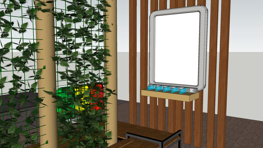 halte bus | 3D Warehouse