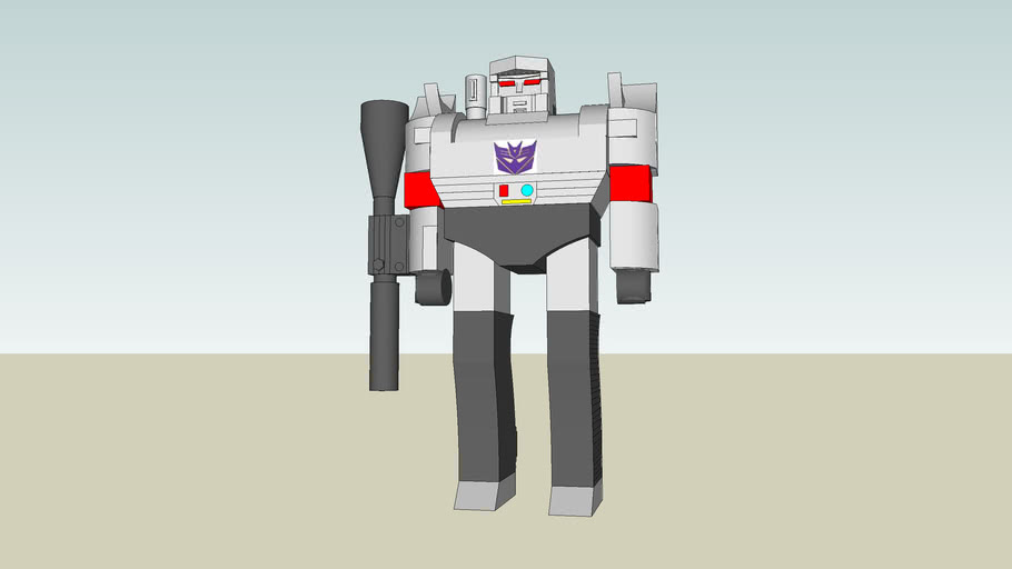 Transformers Generation 1 Megatron Robot Mode | 3D Warehouse