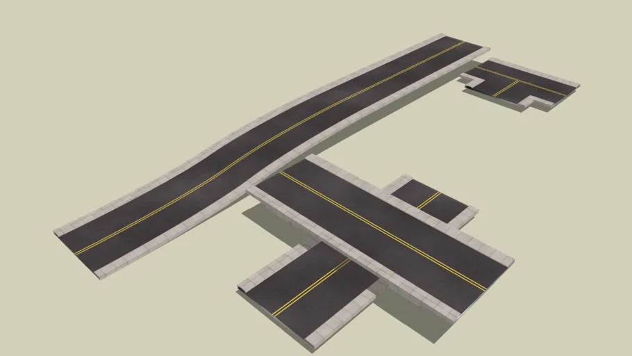 Road Pieces 02 | 3D Warehouse