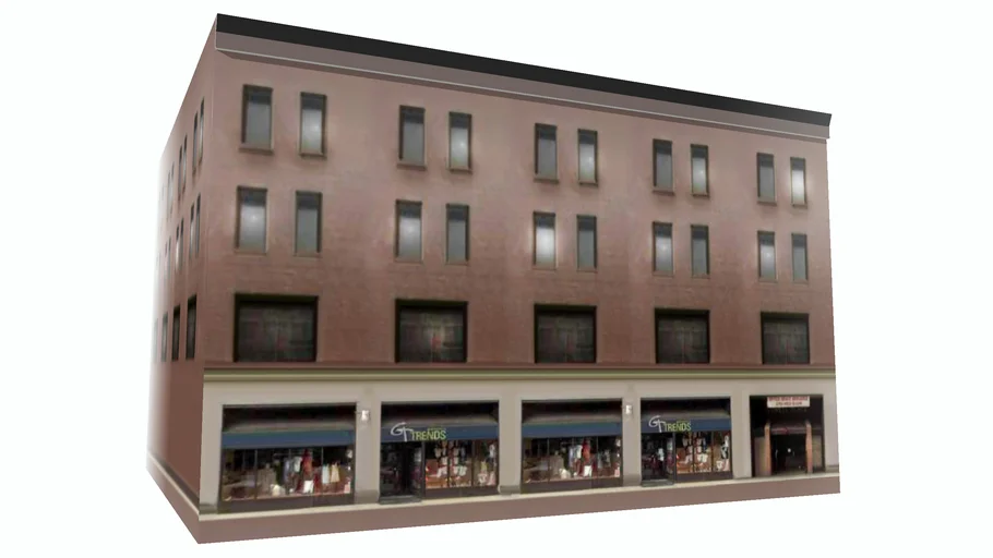 Storefront Building on Merrimack St. | 3D Warehouse