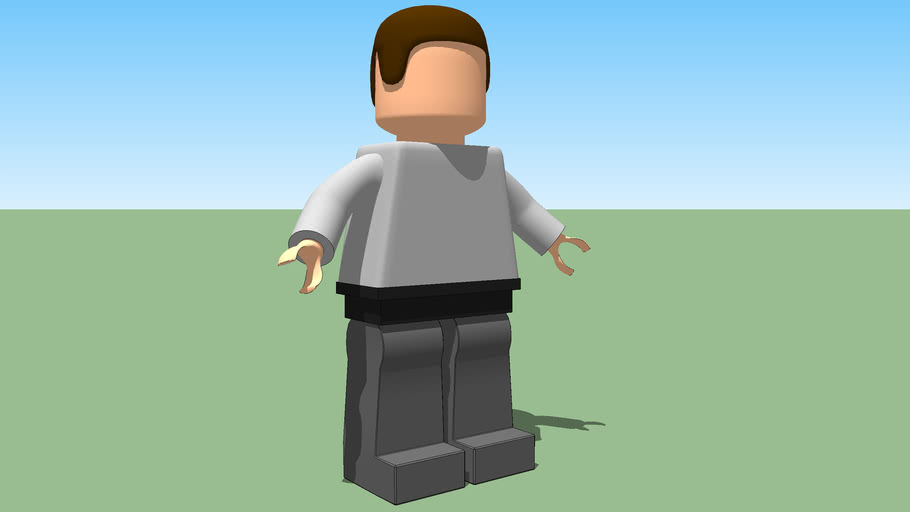 Default Lego Minifigure | 3D Warehouse