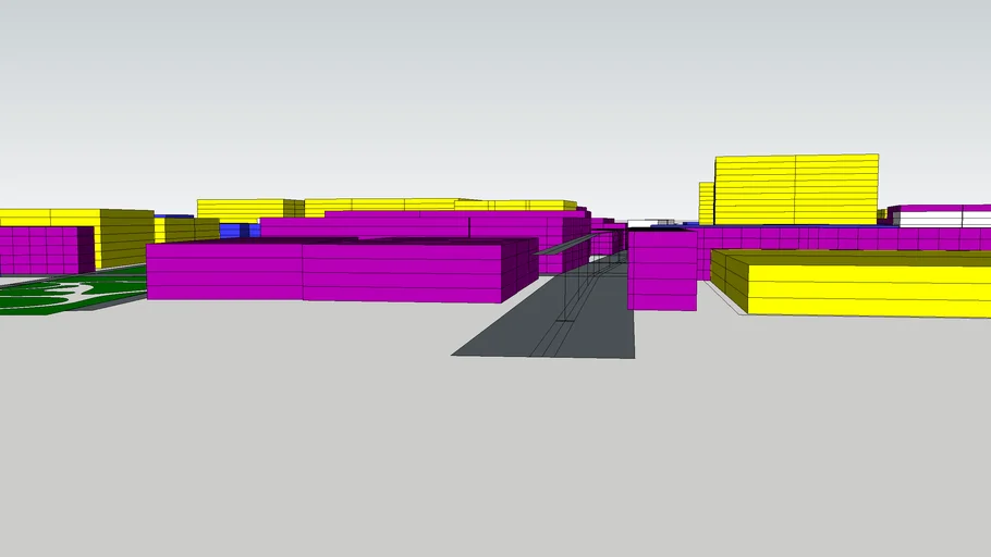 masterplan blok a massing | 3D Warehouse