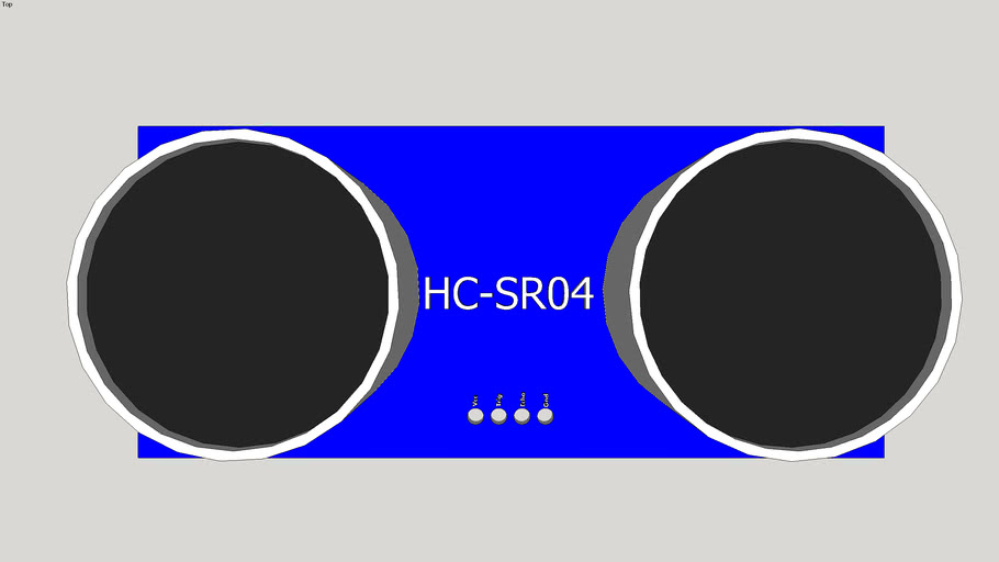 HC-SR04 Ultrasonic Sensor | 3D Warehouse