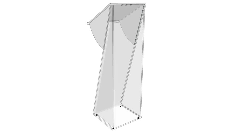 Plexiglass Lectern | 3D Warehouse