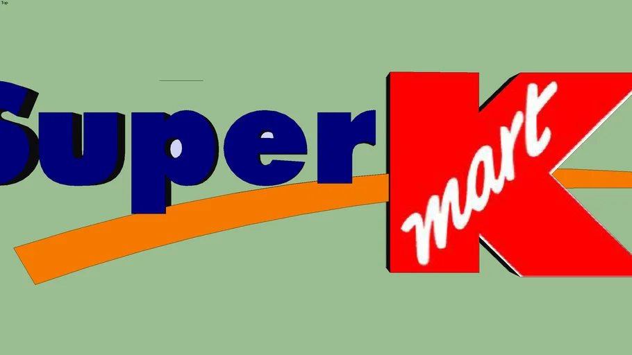Super Kmart logo | 3D Warehouse