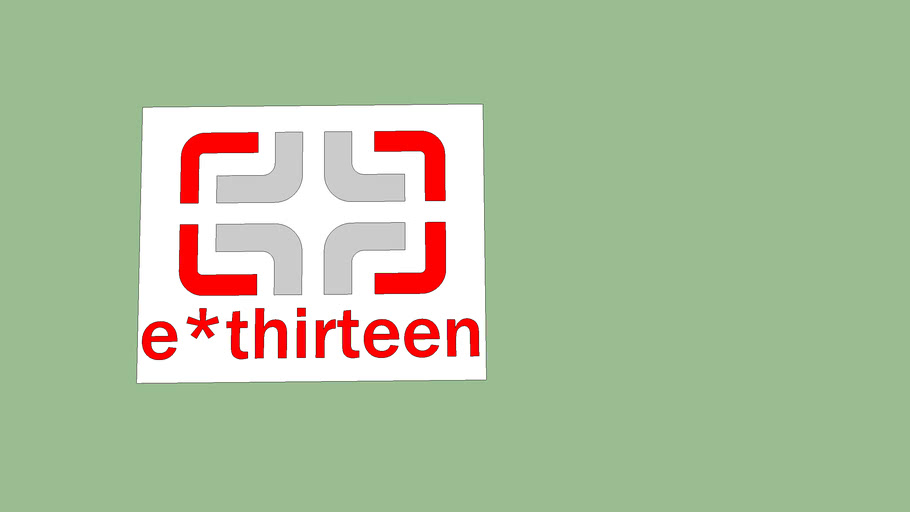 e*thirteen logo | 3D Warehouse