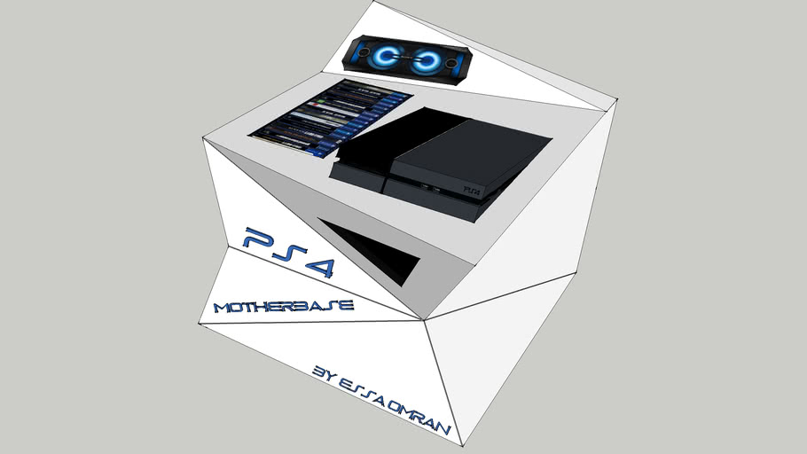 PS4 Mother-base - The gaming station | 3D Warehouse