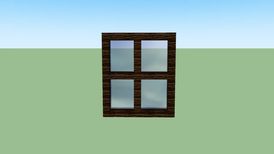 wooden window | 3D Warehouse