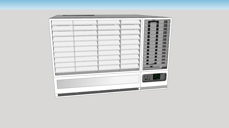 window type airconditioner | 3D Warehouse