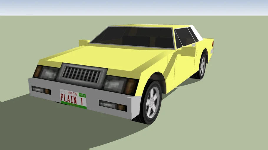 Low Poly GTA Texture Template Car | 3D Warehouse