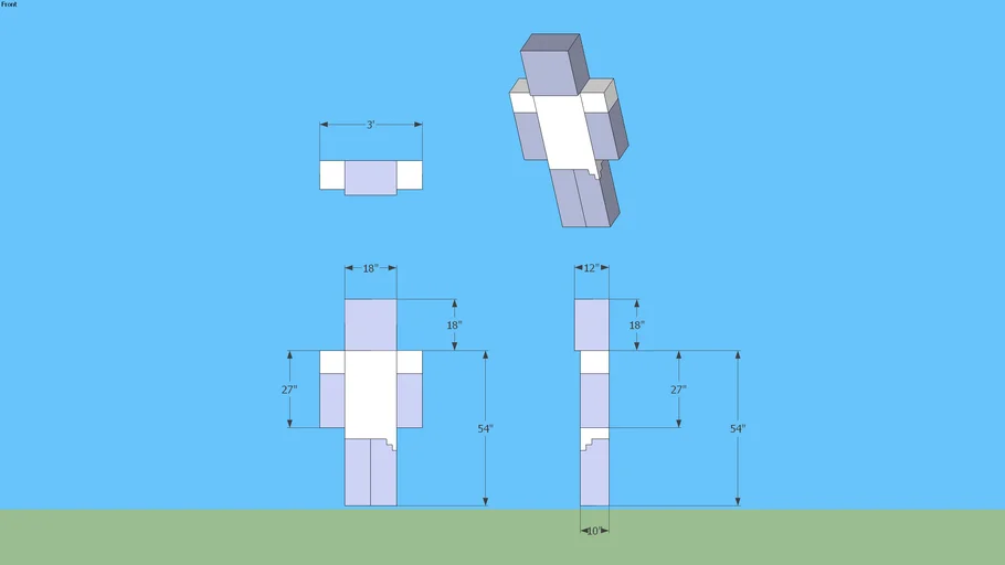 minecraft character | 3D Warehouse