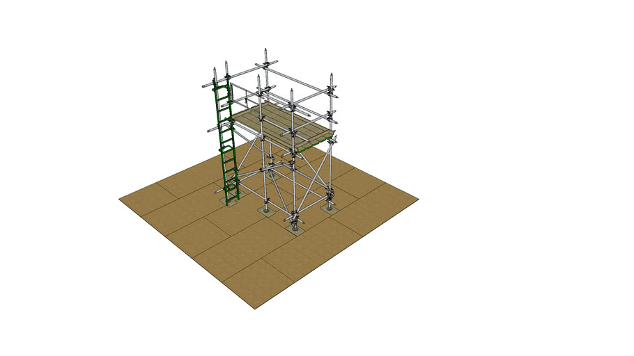 Tube and Clamp Scaffold | 3D Warehouse