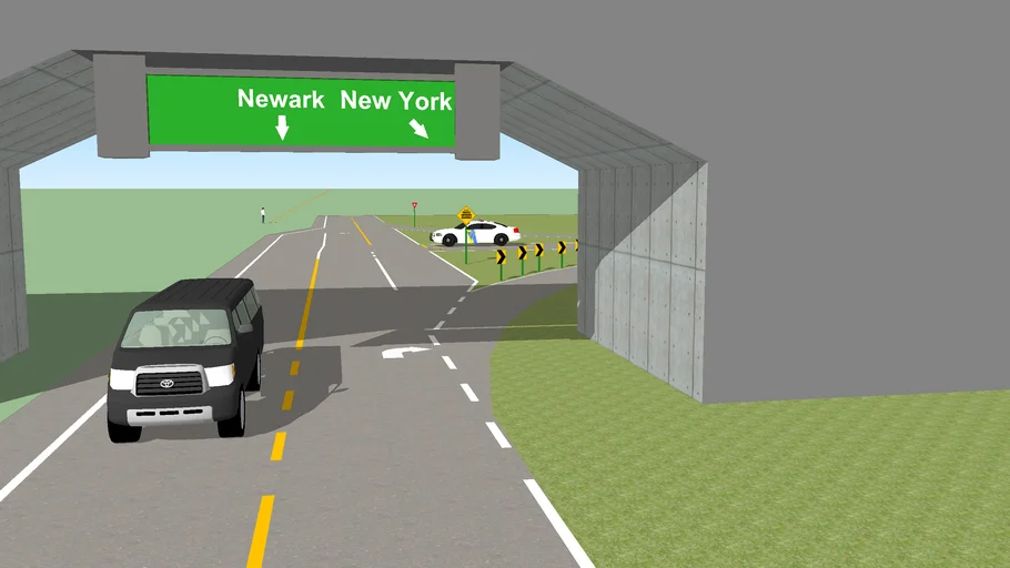 Newark-New York Highway Interchange | 3D Warehouse