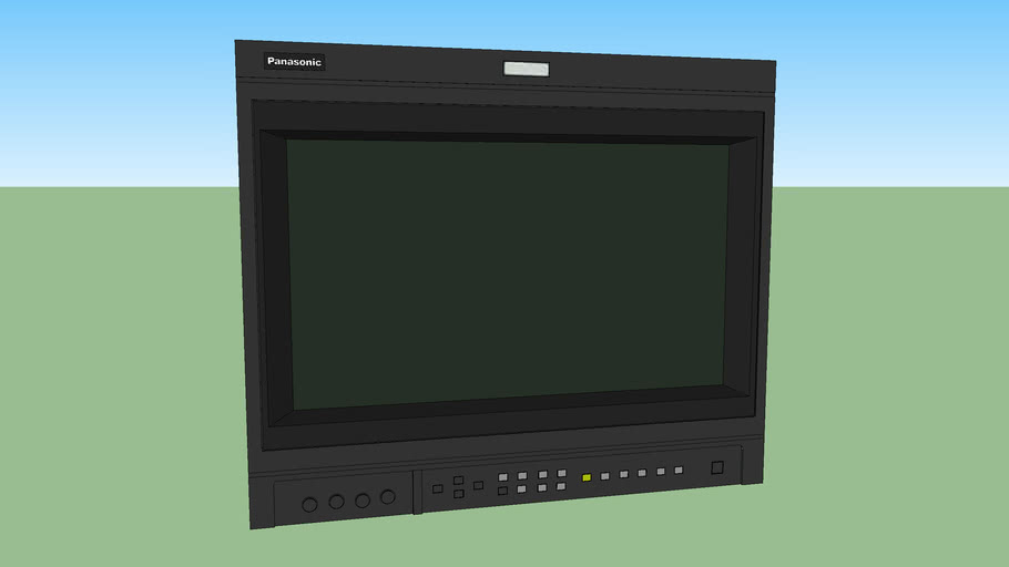 Panasonic CRT surveillance monitor (BT-H1700) | 3D Warehouse