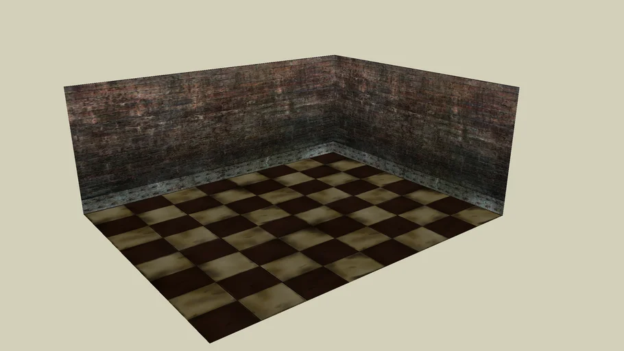 Textured room | 3D Warehouse