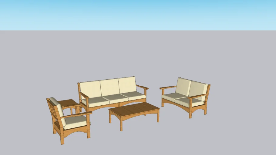 Outdoor Seating | 3D Warehouse