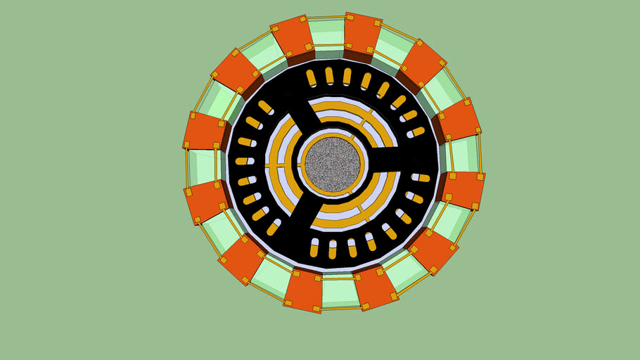 Iron Man Arc Reactor Drawing