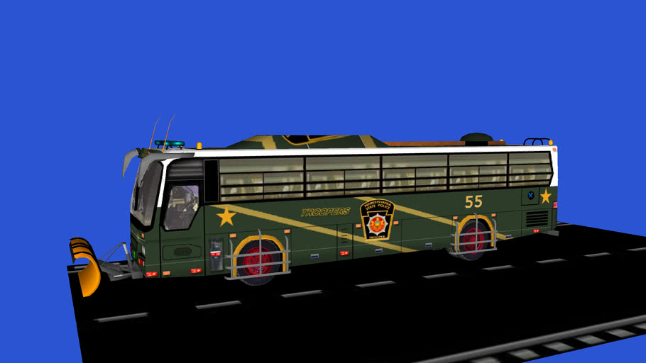 Pensylvania State Troopers Transport - Riot - Bus - lowpoly | 3D Warehouse