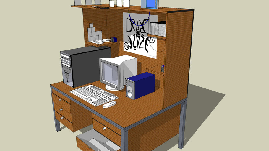 Computer desk | 3D Warehouse