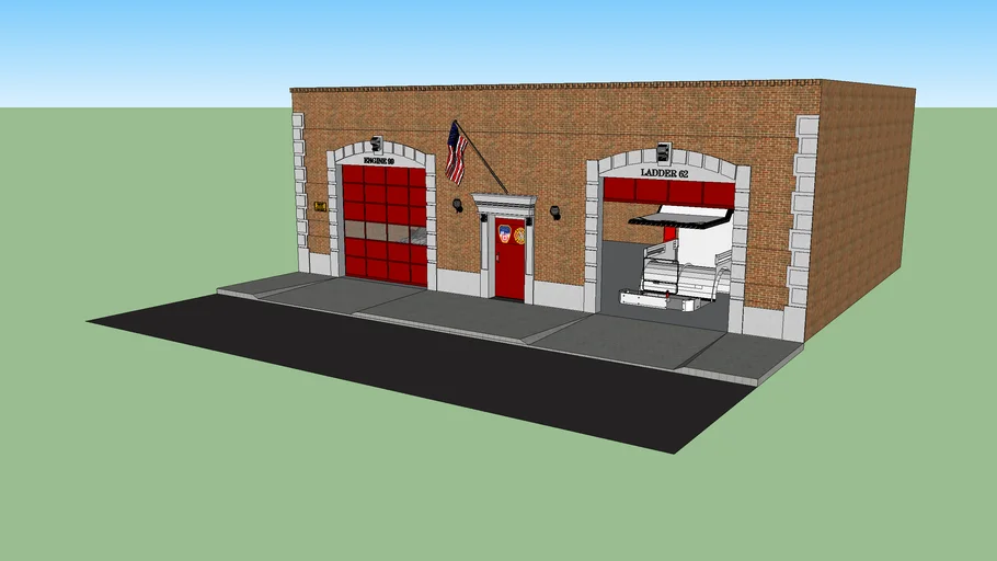 Ladder 62 Engine 99 Rescue Me | 3D Warehouse