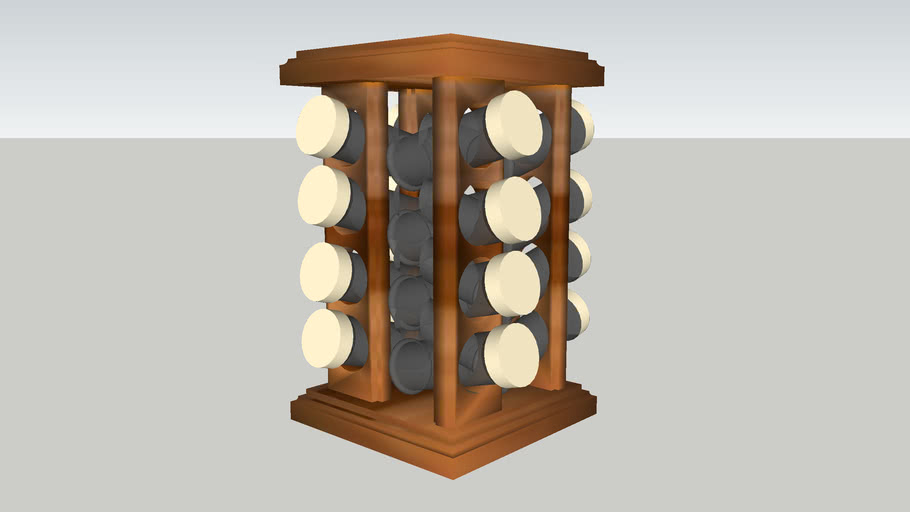 revolving spice rack | 3D Warehouse