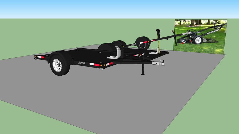 Pivoting Ground Loading Trailer | 3D Warehouse