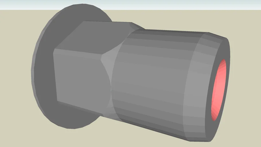 Half-Hex Shank Low-profile Head, Open End | 3D Warehouse