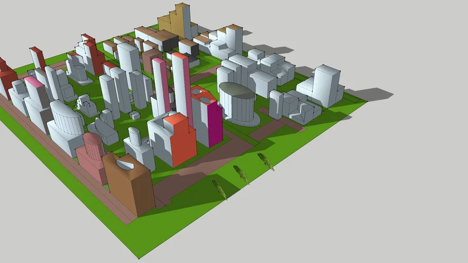 a basic city | 3D Warehouse