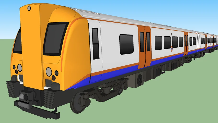 Class 450 Desiro London Overground 4-Car | 3D Warehouse
