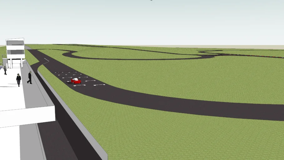 Grassland Race Track | 3D Warehouse