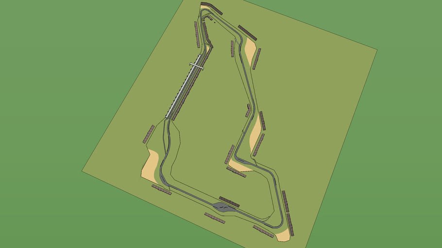 Detailed Formula One Circuit | 3D Warehouse