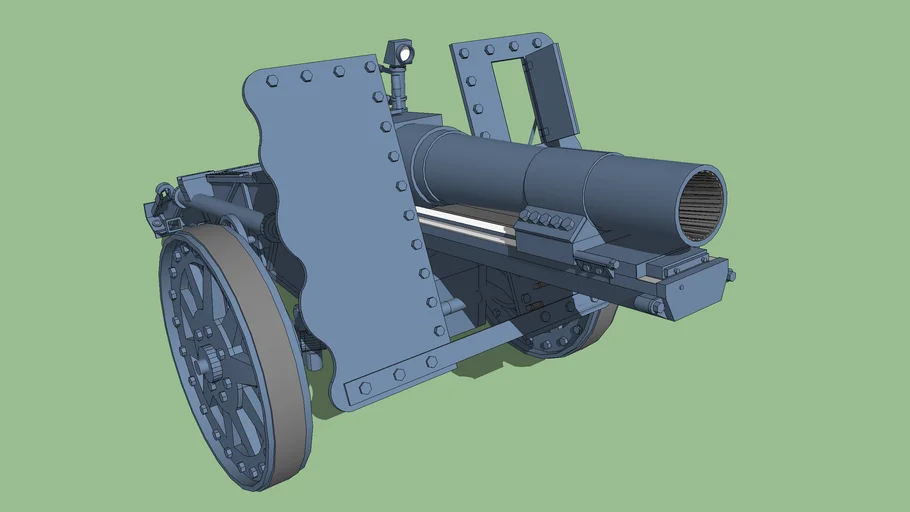 WW-II GUN FOR PZ1 | 3D Warehouse