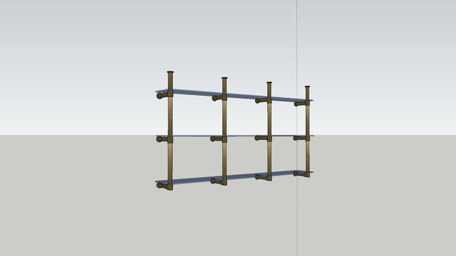 Brass Shelving | 3D Warehouse