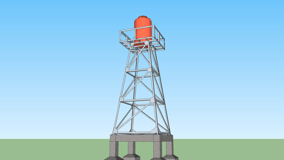Tower Air Rangka Baja | 3D Warehouse