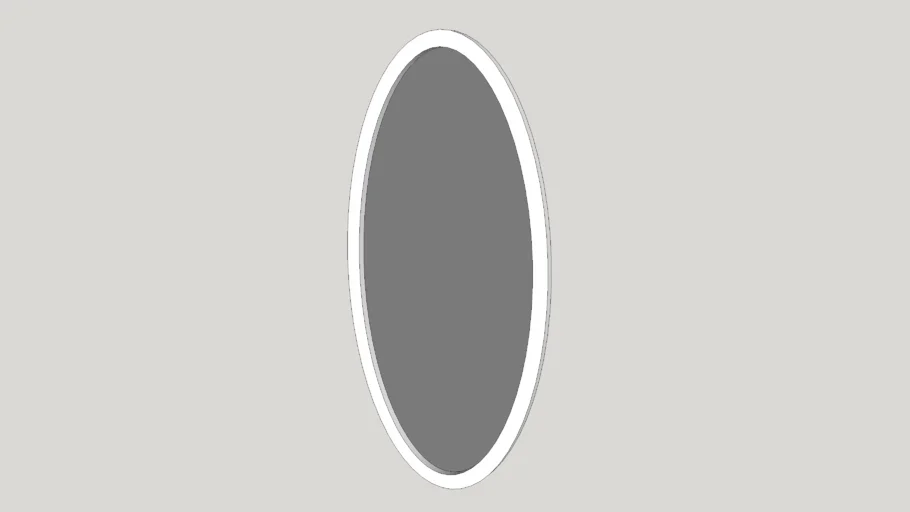 Oval mirror | 3D Warehouse