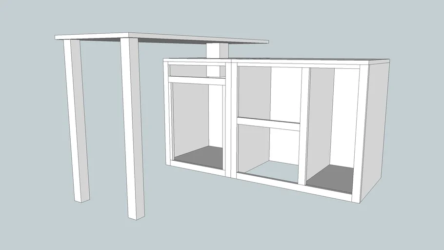 My Final Desk Design | 3D Warehouse