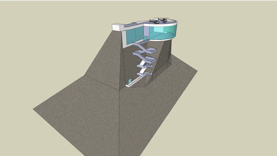 Mountain top command center | 3D Warehouse
