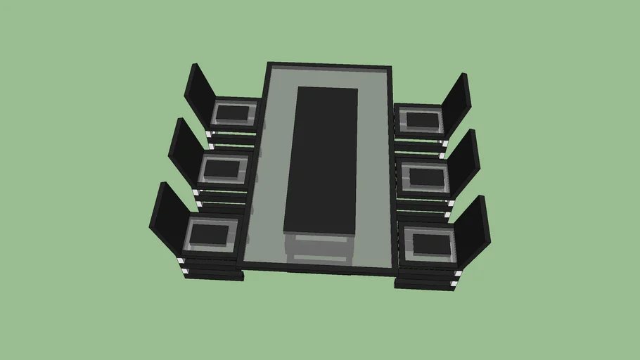 Modern dining table | 3D Warehouse