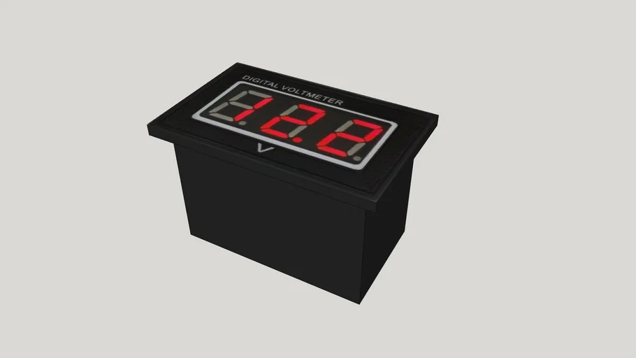 Digital Voltmeter | 3D Warehouse