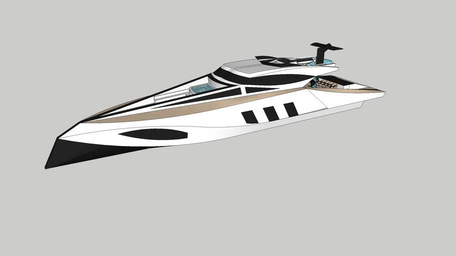 40m Superyacht | 3D Warehouse