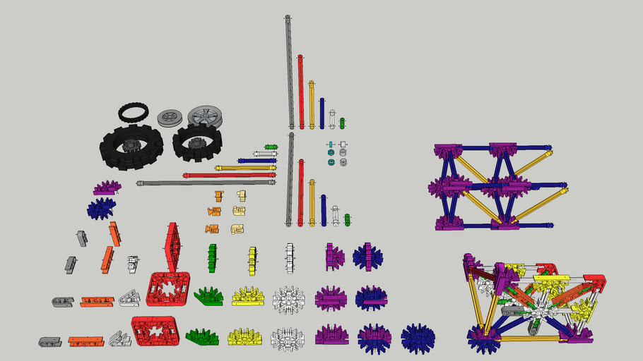 K'nex Pieces 2.0 | 3D Warehouse