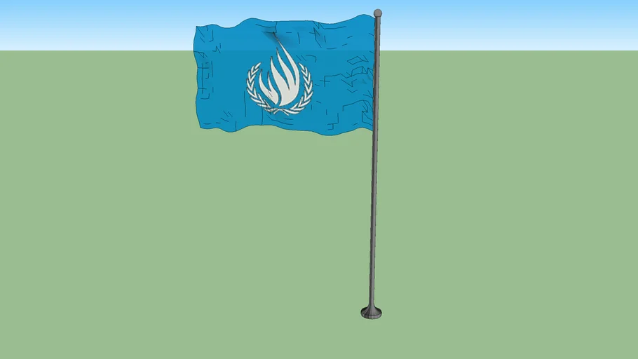 Flag of UNHRC | 3D Warehouse