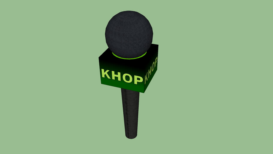 Reporter Microphone | 3D Warehouse