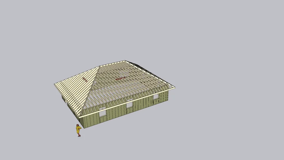 Hip Roof Framing | 3D Warehouse