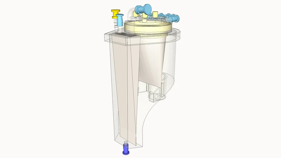 Oxygenator, Capiox RX05 hollow fiber | 3D Warehouse