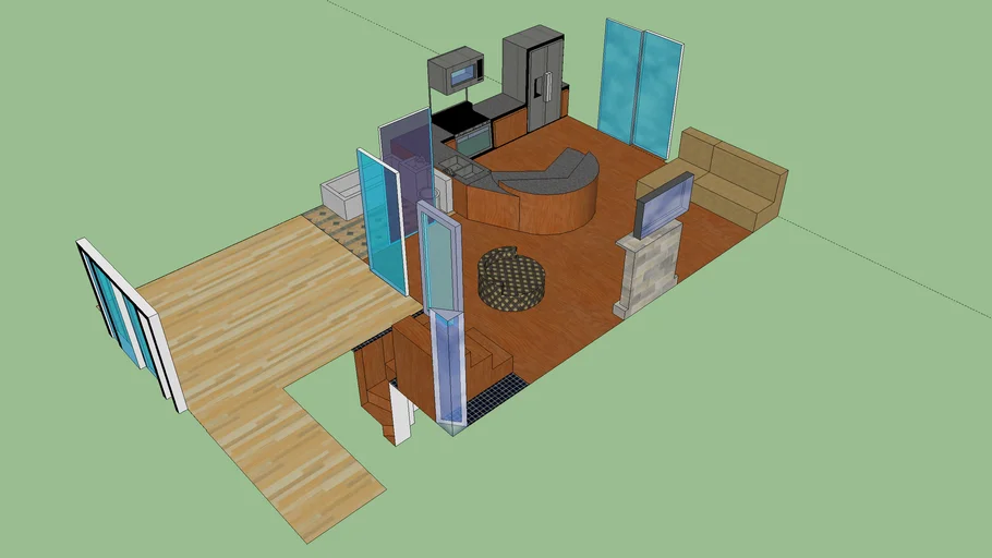 layout for apt in chicago | 3D Warehouse