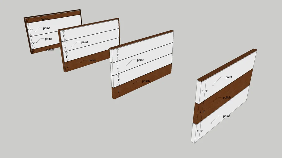 office partition model | 3D Warehouse
