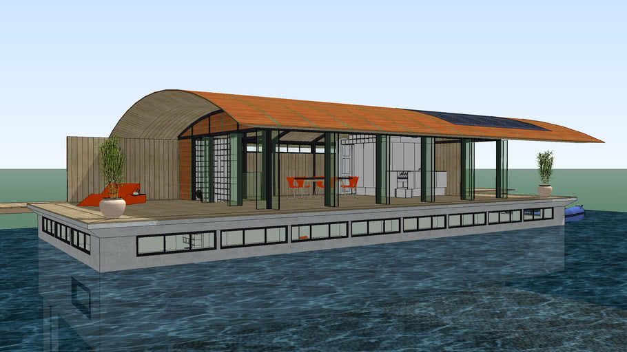 Floating House | 3D Warehouse